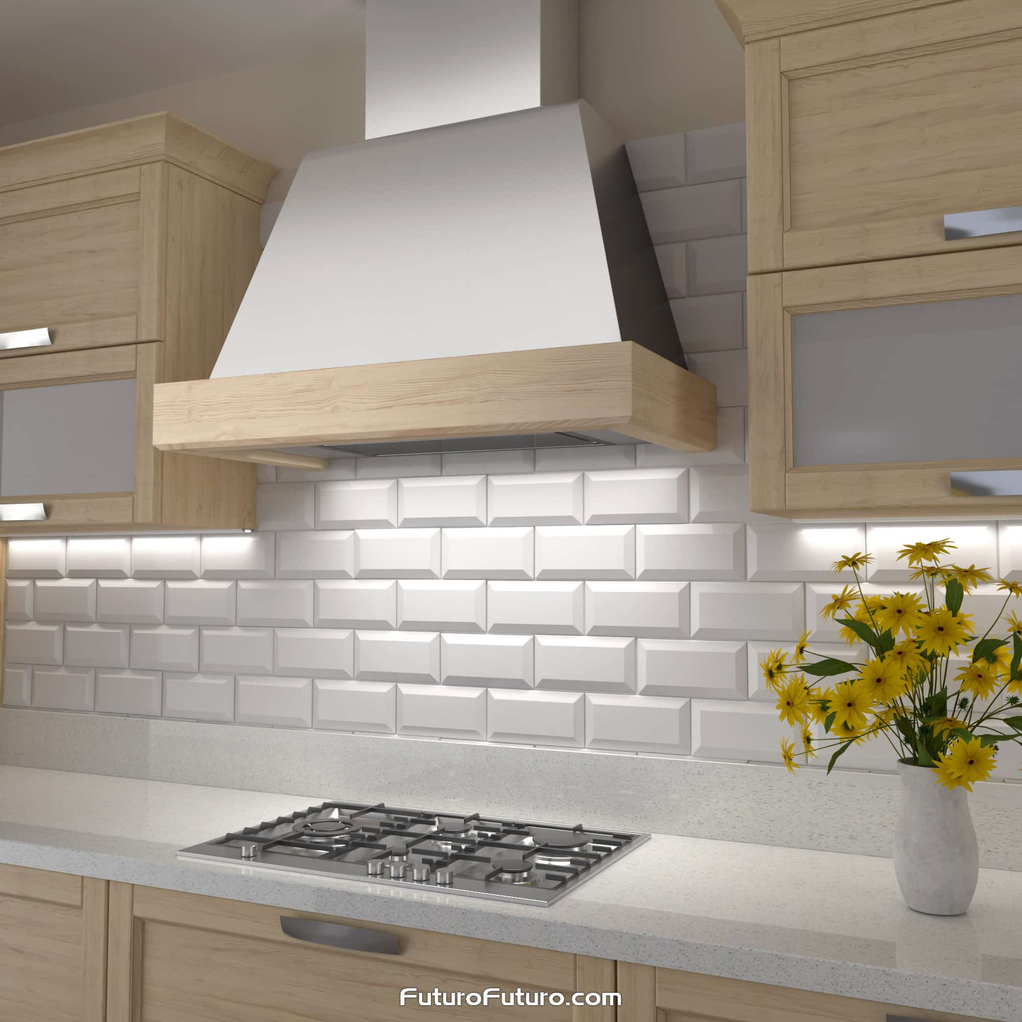 Futuro Futuro 36″ Cascade Wall Range Hood