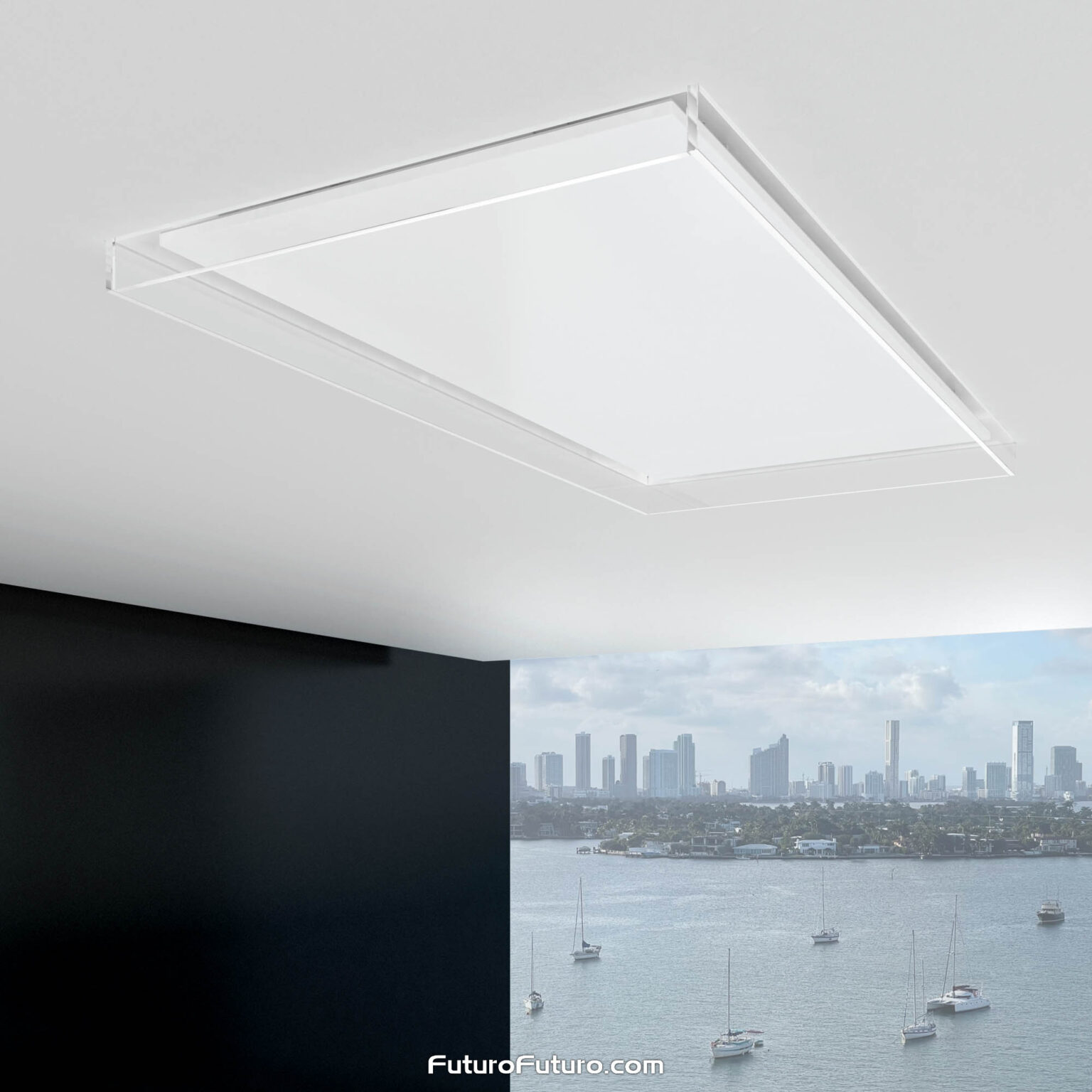 Futuro Futuro 48″ Alina White Ceiling/Soffit Range Hood