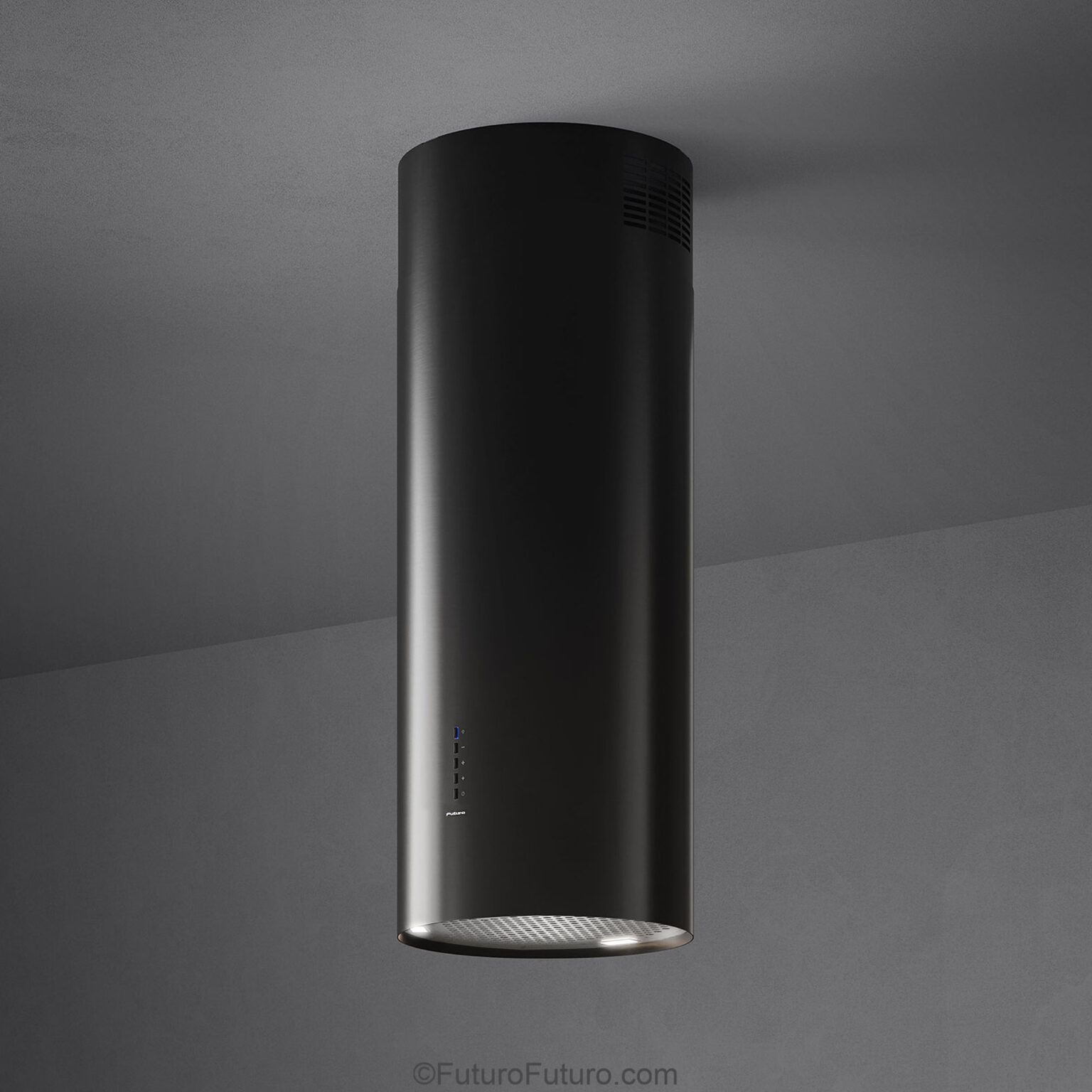 Futuro Futuro 14″ Jupiter Black Island Range Hood