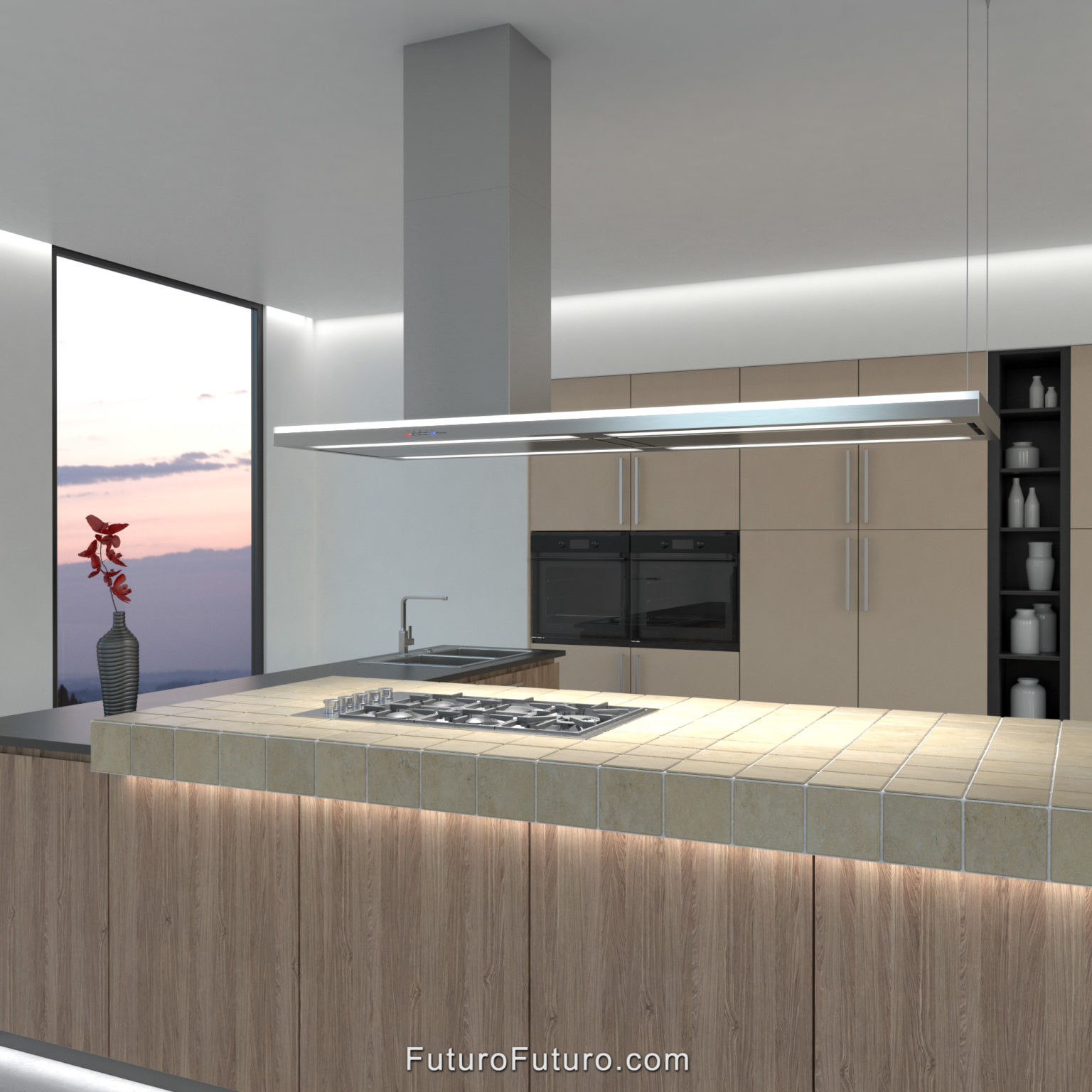Futuro Futuro 69″ Streamline Island Range Hood (LEFT-HANDED)