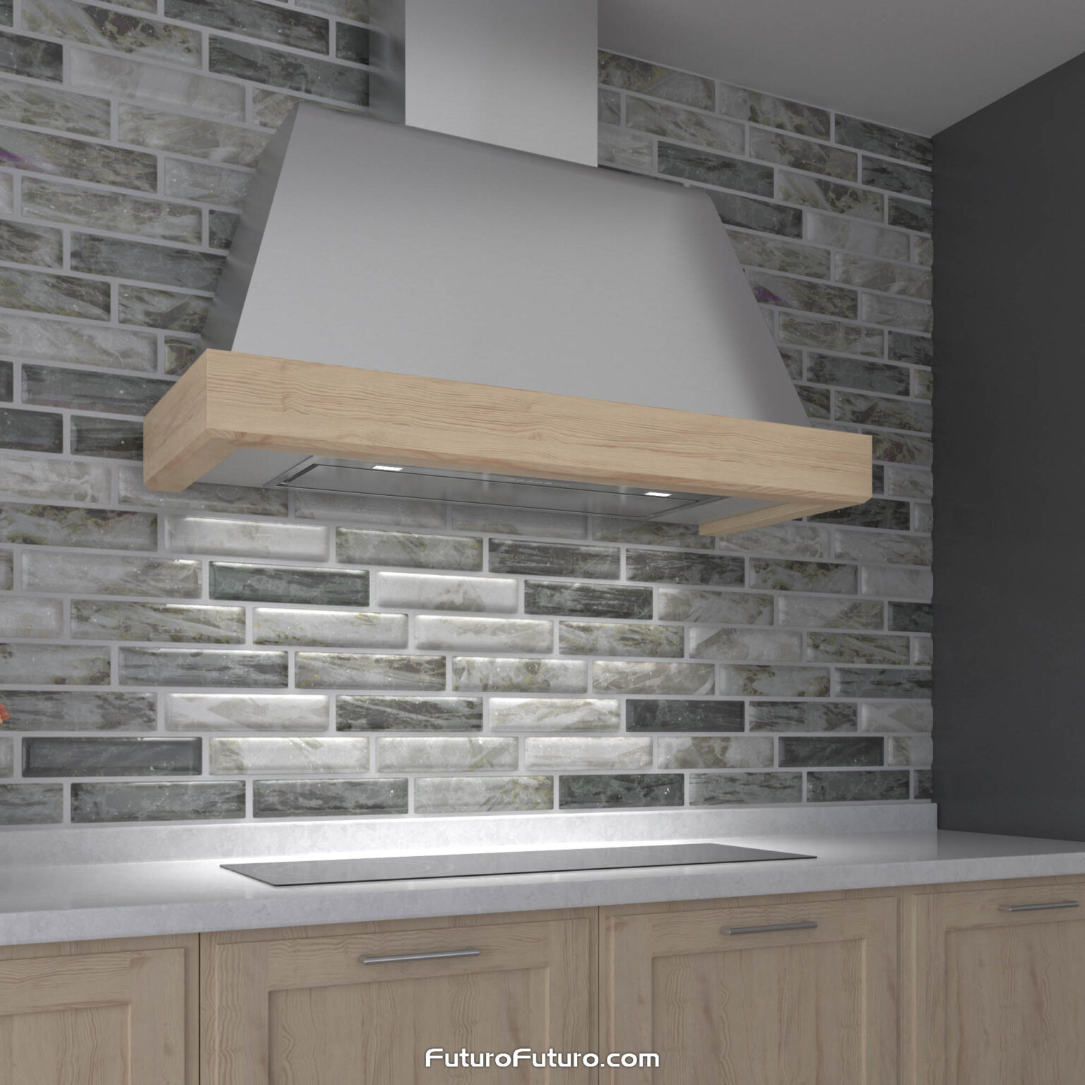 Futuro Futuro 48″ Cascade Wall Range Hood